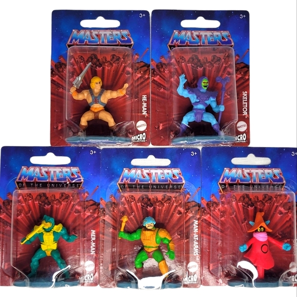 Mattel | Toys | Masters Of The Universe Micro Collection Set Of 5 ...